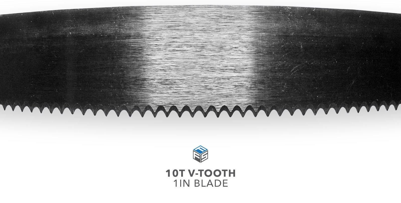 1IN - 10T V-Tooth Blade - Foam Fab Supply