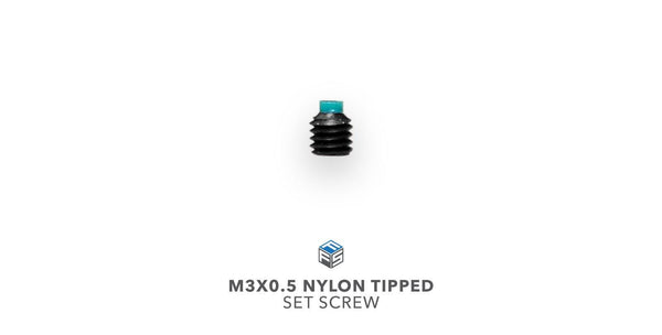 M3X0.5 Nylon Tipped Set Screw (sold individually) - Foam Fab Supply