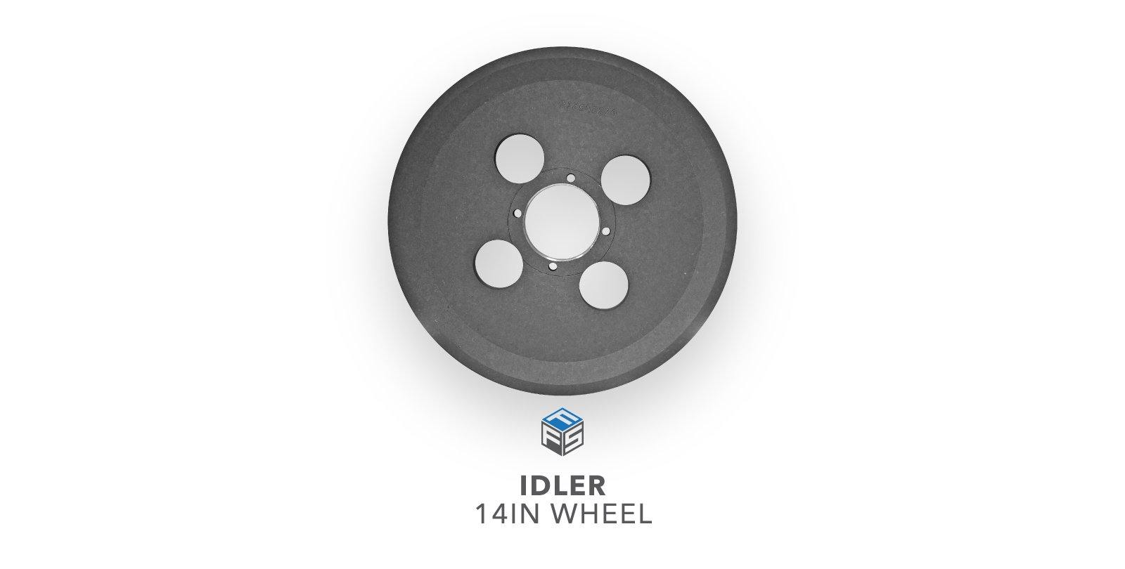 14IN Wheel - Idler - Foam Fab Supply